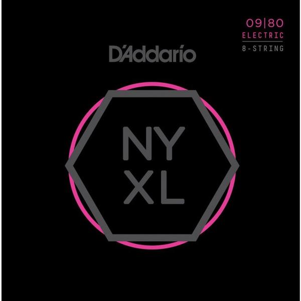 【NYXLシリーズ、8弦ギター用弦】D’Addario NYXL Nickel Wound Electric Guitar StringsD'Addarioから、新素材の新しいエレキギター弦、NY XLシリーズが発売。従来の製品よりも強度が...