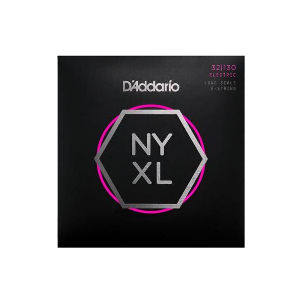 【NYXLシリーズ、6弦ベース用弦】D’Addario NYXL Series Set Long Scale， Regular Light 6-String， 32-130大好評のNYXLシリーズに6弦ベース用が遂に発売！D'Addario...