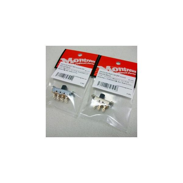 かゆいところに手が届くモントルーパーツ！ジャガー、ジャズマスター用のスライド・スイッチです。Made in U.S.A.※商品はスイッチ１つとなります。イケベカテゴリ_楽器アクセサリ_ギター・ベース用パーツ_スイッチ・ポット・ジャック_Mo...