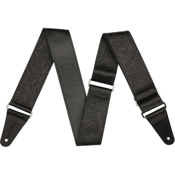 TOOLED LEATHER GUITAR STRAPウェスタンスウィングやカントリープレイヤーたちに絶大な人気を誇る、クラシックなスタリングのレザーストラップ。魅力的なフローラルパタ ーンをあしらい、レザーコーンエンドにはFロゴをエンボス...