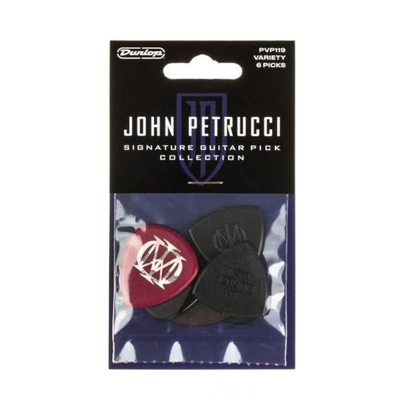 JOHN PETRUCCI SIGNATURE PICK VARIETY PACK [PVP119]ジョン・ペトルーシバラエティパックは、ジョンの代表的なダンロップピックを集めたもので、それぞれがツアーやレコーディングのニーズに合わせたもの...