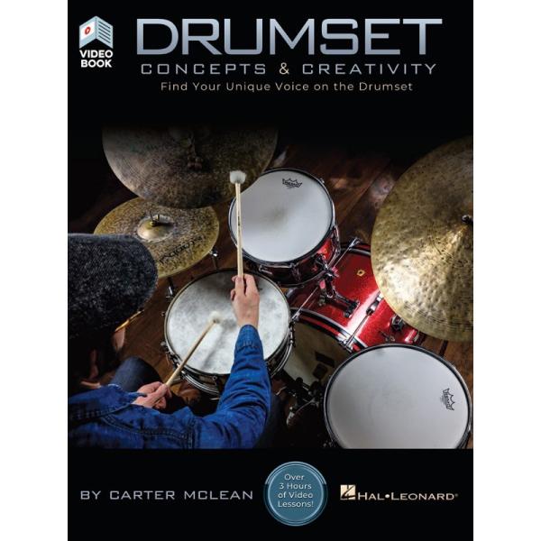 「Drumset Concepts &amp; Creativity， Carter McLean」は、あなたの創造性を拡大しながら、あなたの技術を改善するために設計された書籍/ビデオパッケージです。3時間以上の高品質なドラムセットレッスン...