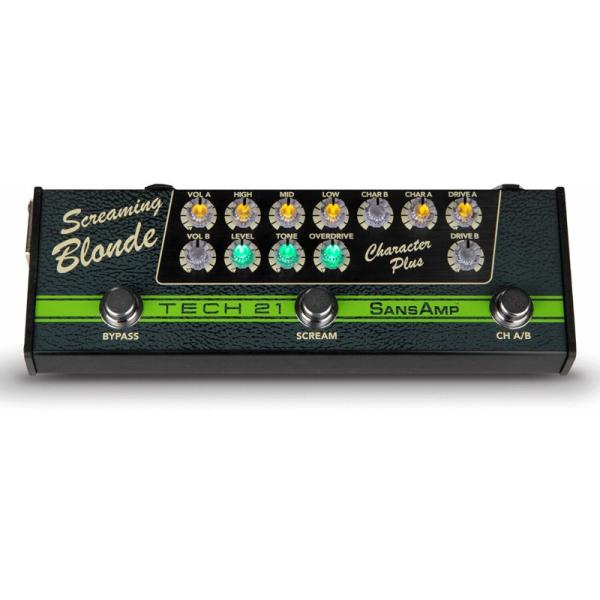 Fender + Tube Screamer-style50 年代のフラートンからブラックフェイス、シルバーフェイスまで対応。Range of Character Settings: Below 12 o’clock are in the ...
