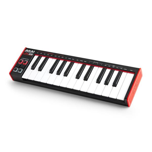 ★ラップトップ・パフォーマンスキーボード◎25鍵の第２ジェネレーション Dynamicキーベッド（MIDIコントローラー「AKAI MPK mini mk3」と同一のキーベッド）◎プラグイン・インストゥルメントにトリガー/コントロール可能な...