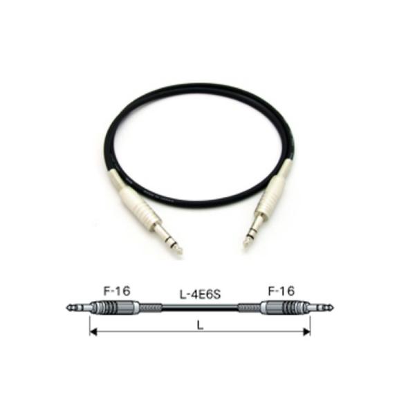ステレオフォン（オス） - ステレオフォン（オス）TRSオス(バランス)-TRSオス(バランス)プラグ：F-16ケーブル：L-4E6S長さ：7mイケベカテゴリ_レコーディング_ケーブル・変換プラグ_マイクケーブル_CANARE_新品SW_C...