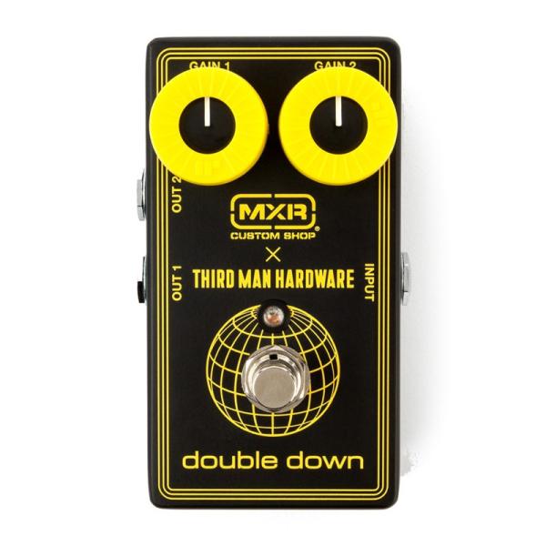 Jack White（ジャック・ホワイト）が主宰するThird Man HardwareとMXR CUSTOM SHOPのコラボレーションペダル！MXR Double Downは、2台のMXR Micro Ampを1つのペダルに内蔵したシグ...
