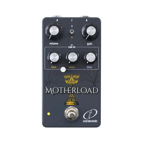 Motherloadは、名機「Proco RAT」と「EH BIG MUFF」のレガシーなサウンドをトグルスイッチで切り替え可能な、2つの異なる完全アナログ回路から構成されるファズ・ディストーションペダルです。・Rモード微細なタッチニュアン...