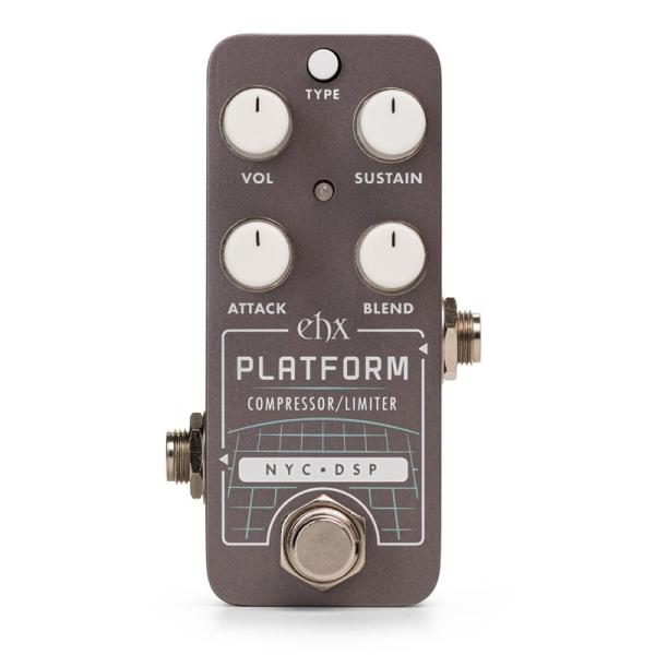 EHX Pico Platform Compressor / Limiterは、Picoサイズのパッケージに収められたパワフルで多用途なスタジオスタイル・コンプレッサーです。Pico Platformは、フルサイズのStereo Platf...