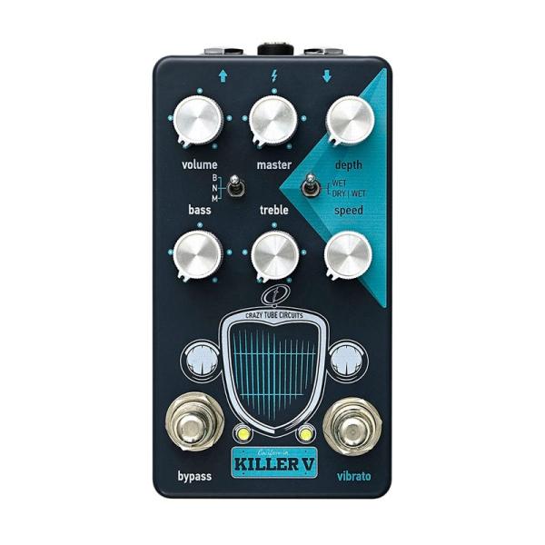 「KILLER V」は、カリフォルニアで誕生した MAGNATONE AMP からインスパイアされ作られたオーバードライブ/ビブラートペダルです。●オーバードライブセクションオールアナログのJFET回路から構成され、MAGNATONE AM...