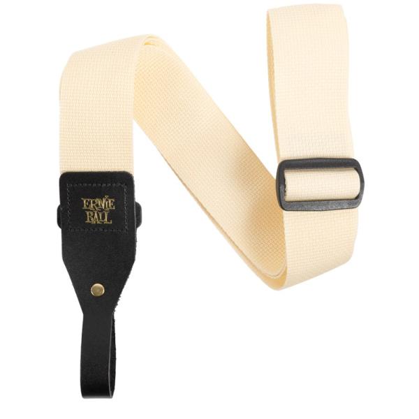 アーニーボール・アコースティック・ポリプロ・ストラップは、丈夫で快適な 2 インチ（約 5cm）幅のポリプロピレン・ウェビングに、ミシンステッチ入りのレザー・エンド（ゴールド・プリントで EB ロゴを刻印）を組み合わせた、最高の強度と耐久性...