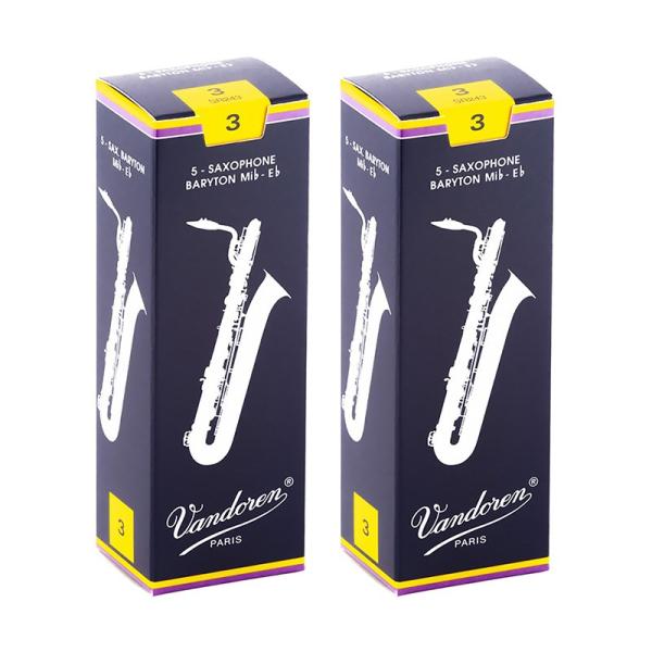 //バンドレン バリトンサックス用リード トラディショナル//吹奏楽部やクラシック音楽で定番！というイメージの強いバンドレン トラディショナルですが、コシが強く、しっかり振動させると密度の濃い音が「ダーっ」と出るので、パワフルな吹き方をする...