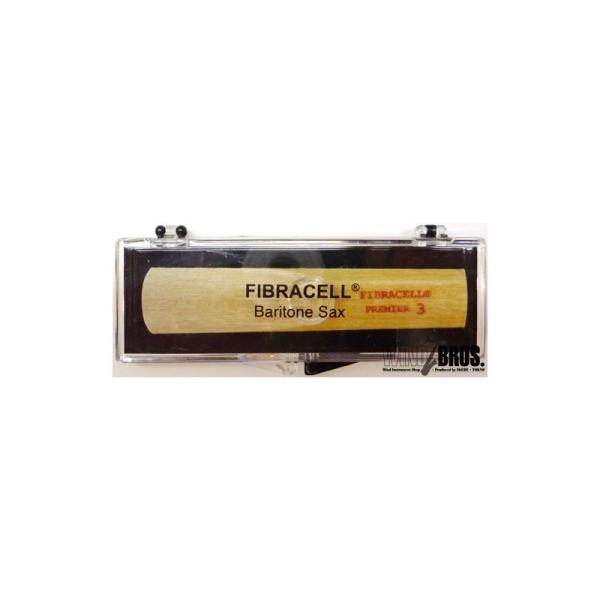 // FIBRACELL REED PREMIER Series for Baritone Sax //※商品画像はイメージです。見た目がケーンのリードに似ていますが、ファイバー繊維を束ねて作られたリードです。吹奏感は他のプラスチックリード...