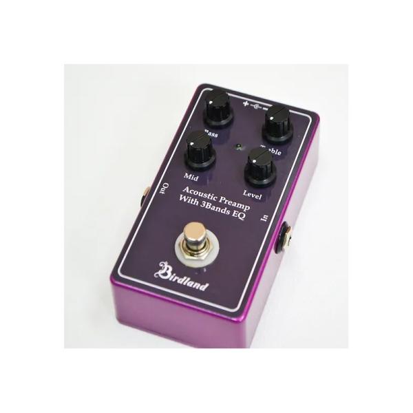 3Band EQとLevelのみのシンプルで直感的操作が可能なBirdland オリジナル プリアンプペダルです。Bridlandがプロデュースする国産アコースティックギターブランドTearsの吉川 忠英氏のシグネイチャーモデルに搭載されて...