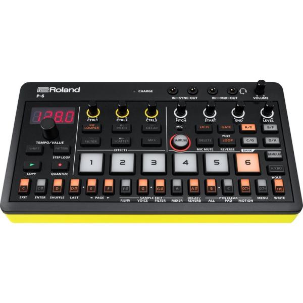 P-6 Creative Samplerは、Rolandの定評あるサンプリング・テクノロジーをポケットサイズのガジェットに凝縮し、洗練されたグラニュラー・サウンド・デザインと強力なシーケンサーを搭載しています。本体内蔵のマイクと直感的なコン...