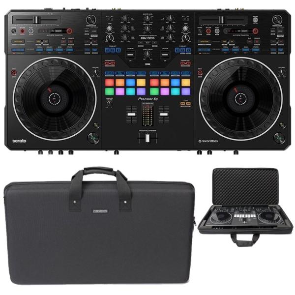 ★Serato DJ Proとrekordboxに対応したパフォーマンス向けPioneer DJ DJコントローラーと便利なキャリングケースを組み合わせたセット！★■DDJ-REV5 + MAGMA キャリングケースSET 内容その1　DJ...