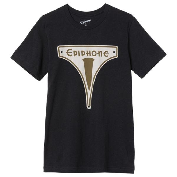 この黒いEpiphone Tシャツには、ビンテージのEpiphone バッジ ロゴがあしらわれており、いつでも着たくなるようなクールなシャツです。・ユニセックス サイズ：XL・コットン：90%、ポリエステル：10%イケベカテゴリ_楽器アクセ...