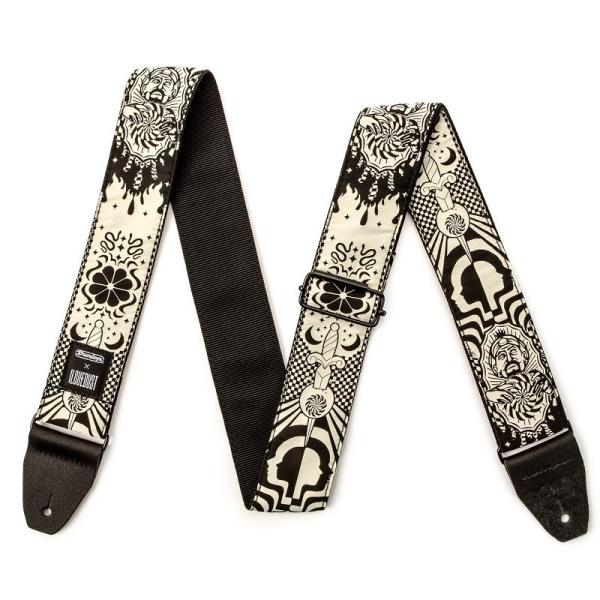 Jim Dunlop I Love Dust Jacquard Straps使用感が快適な、高品質なジャガード生地で作られたこのストラップは、革新的なインパクトのあるデザインで受賞歴もある英国のアーティスト集団I LOVE DUSTとのコラ...