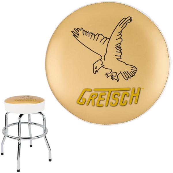 Gretsch Falconギターのアイコニックなピックガードロゴをあしらった大胆で上品なゴールドのシートトップと、目を惹くホワイトのサイドが特徴で、スタイリッシュにギターを弾いたり、ドリンクを楽しむのに最適です。■シート部：Gretsch...