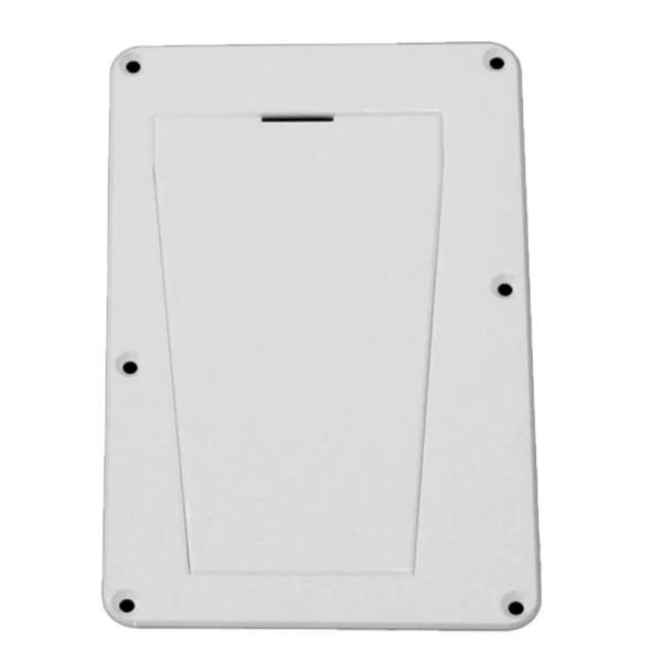 PG-0548-025は、アクセスパネル付きのトレモロスプリングカバーで、ホワイト色の1PLY（一層構造）プラスチック製です。この便利なデザインにより、パネルを取り外さずにトレモロのスプリング調整が可能となり、ギタリストは迅速かつ容易にセッ...