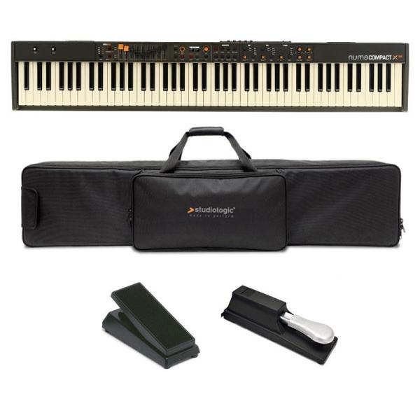 セット内容・Studiologic Numa Compact X SE・Studiologic　NCGB（専用キャリングバッグ）・Studiologic VFP1/10(純正ダンパーペダル）・Studiologic VP27(純正エクスプレ...