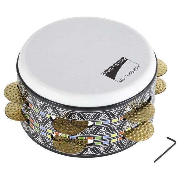 アラブ音楽で広く使われるタンバリン型の打楽器『リク』の厚胴モデル。耐久性に優れ、湿度の影響を受けにくいファイバースキンヘッドを採用しています。アタック音には鋭いキレがあり、本格的なリクプレーヤーにも納得の仕様。ジングル音にも妥協がなく、厚み...