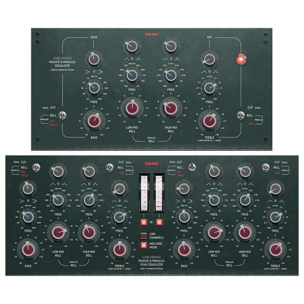 音楽的で滑らかなブロードストロークのカラーリング！Core Vintage Equalizersは、Console 1ミキシングシステムのCore Modern Equalizaesに対応するものとして作成されました。これで、Console...