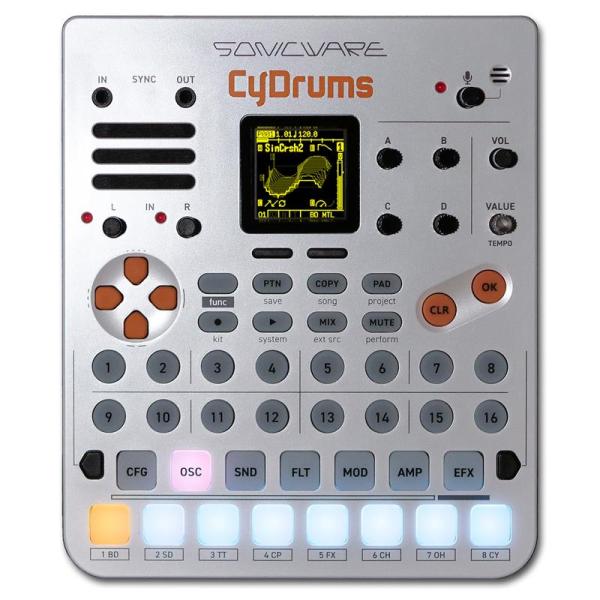 ひときわ異彩を放つNeo-Hyperactiveドラムマシンアナログでもない、アナログ・モデリングでもない、Wavetable２基をオシレーターに据えた次世代のデジタル・ドラム・シンセサイザー誕生Overview● 4D Drum Soun...