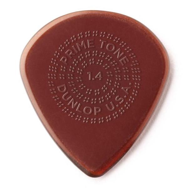 Dunlop PrimeTone Sculpted PlectraUltexを使用して、ピックサイドに手仕上げのエッジをつけた弦のトーンを引き出すNEWピックです。グリップ面に凹凸が付いているJazz IIIタイプです。■厚み:1.4mm■...