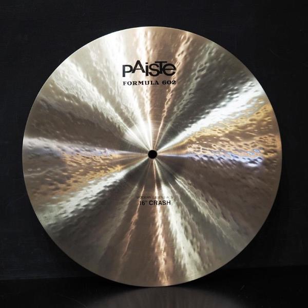 【幅広い現場で大活躍の人気モデル！パイステ・602モダンエッセンシャル・クラッシュ16インチ中古品が入荷！】＜FORMULA 602 MODERN ESSENTIALS / Collaboration with Vinnie Colaiut...