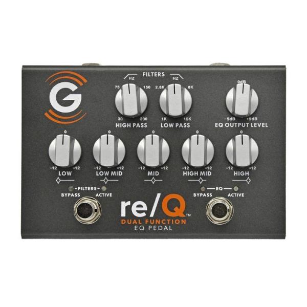 オールアナログ仕様 re/Q DUAL FUNCTION EQ PEDALRE/Q - DUAL FUNCTION EQUALIZATION PEDAL (RE-Q-PEDAL)は、HPF（ハイパスフィルター）とLPF（ローパスフィルター）...