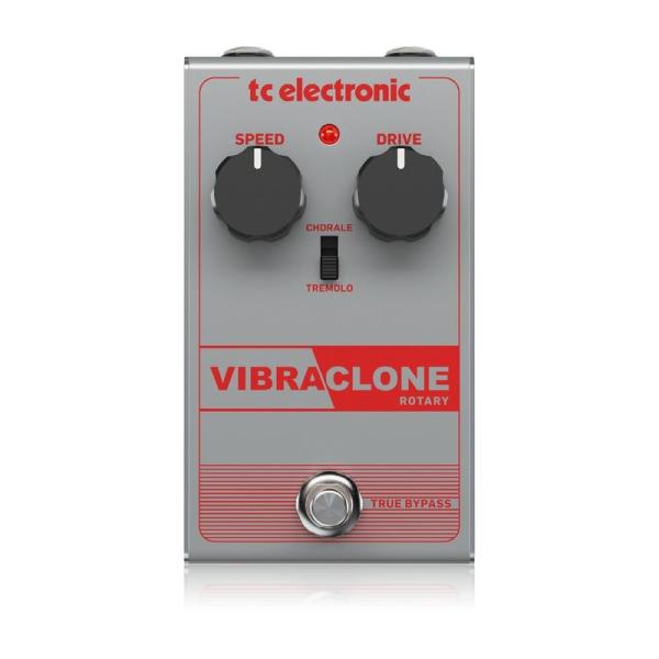 VIBRACLONE ROTARYはクラシックな60年代のロータリースピーカーサウンドを再現したモジュレーションペダルです。往年のギタリスト等が使用していたユニークなサウンドを完璧に再現します。土臭く湿っぽいサウンドから、スペーシーなサウン...