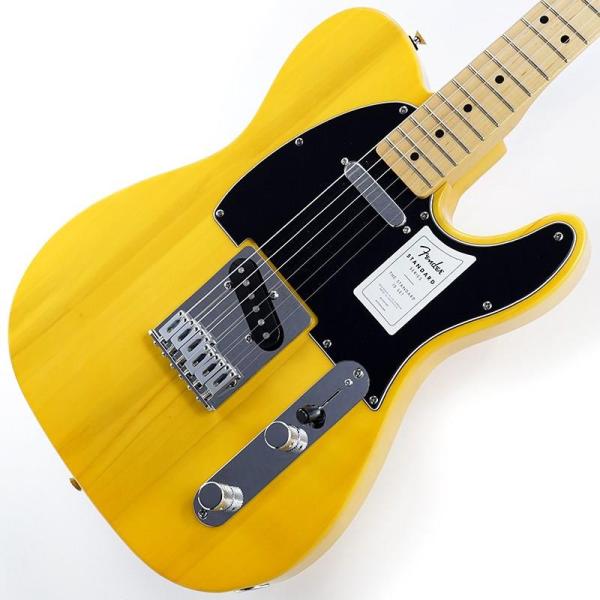 本数限定特価品！！Fender Standard Seriesフェンダー最初期のソリッドボディエレクトリックギター、Esquireの直系であるTelecasterは、前例のないアンプパフォーマンスを実現するデュアルピックアップ構成で1951...