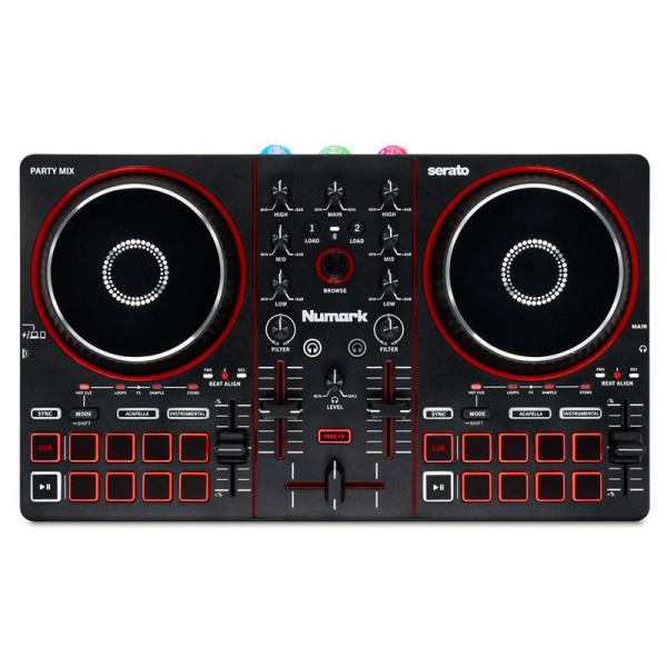 ★内蔵ライトショー搭載 Serato &amp; djay対応DJコントローラー★製品概要この10年間、Party Mix は世界中のこれから DJ を始めるユーザーがミックスの楽しさを発見し、本格的な DJスキルを身につけるきっかけを提供...