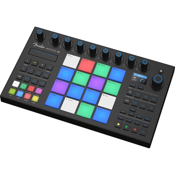 Fender StudioよりFender Studio Proの主要な操作を指先ひとつで可能にするコントローラーが登場！Fender Motion 16は、現代の音楽制作、ビートメイク、作曲、そしてライブパフォーマンスのために設計された、...