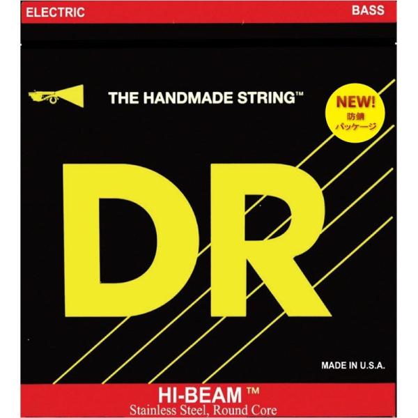 Stainless Steel Bass Strings マーカスミラーやスティングも愛用するDRエレキベース弦。独自のテクノロジーで、非常にタイトに巻かれています。そのため安定した音、長い寿命を実現。  ■Hi-Beamラウンド・コアを採...