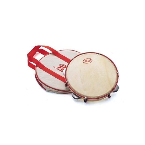 ☆Pearlパーカッション/パンデイロ☆ブラジルパーカッションの中でも手軽に持ち運べ、ドラマーにも人気が高い「パンデイロ」。こちらは定番の10インチサイズでソフトケースも付属しております。皮はゴートスキンを採用し、大きめのジングルによるクリ...