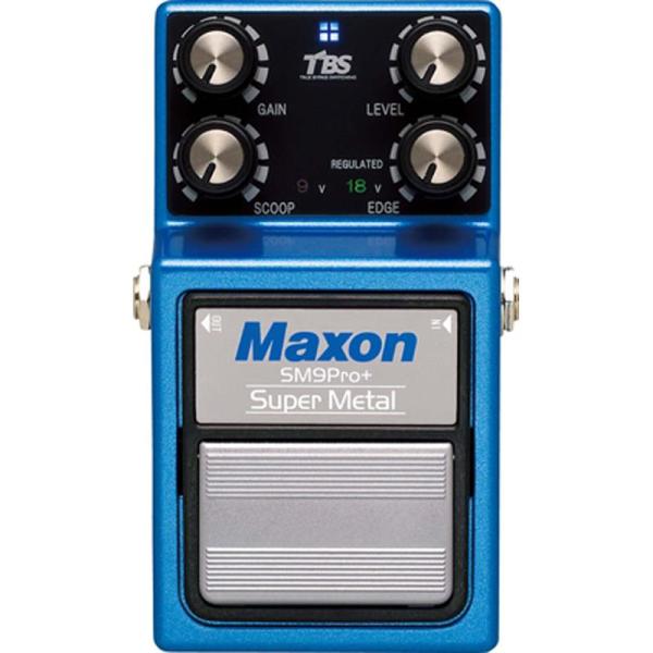 純国産ブランドとして名高い「MAXON」。現代的なハイパワーディストーションを持ち味としたSM9Pro+が登場です！キメ細かい歪みに突き抜けるハイと唸りを上げる低音域がマッチした現代スペックのドライブペダルです。ダウンチューニングなどでもハ...