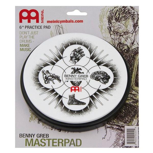 【ベニー・グレブが打面をデザインした、MEINL トレーニング・パッド】持ち運びもできる便利な練習用パッドです。パッド裏の8mm系のネジ穴により、シンバルスタンドやパッドスタンドに取り付け可能です。耐久性と本物のドラムに近いリバウンドや感触...