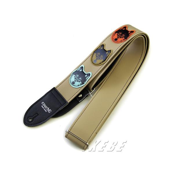 Couch Guitar Strap「シンプルなのにオシャレ♪」こんなストラップを待っていた!!と言わんばかりのデザインと、カラーアクセントが魅力のCouch Guitar　Strap[コーチ・ギターストラップ]。高級感のある見た目と使いや...