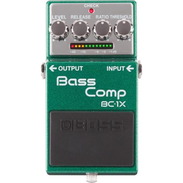 インテリジェントなマルチバンド・コンプレッサーBOSS BC-1X Bass Comp は、ベーシストの演奏に応じて自然なコンプレッションを生み出せるよう設計された特別なモデルです。スタジオ品質のマルチバンド・コンプレッサーをコンパクト・ペ...