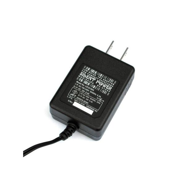 DC18V、400mA、センターマイナス、内径2.1mmのAC100-240Vスイッチングアダプター。DC18V入力仕様を持つMXRやFRIEDMANの製品へご利用頂けます。Mad Professor、Fulltone、Catalinbre...