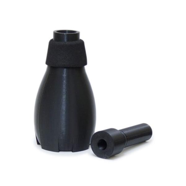 Mutio MRT-MTP B (ミューティオ ブラック)日本初！世界初!3Dプリンターで製作!!トランペット＆コルネット専用の練習用ミュートミューティオ!!管楽器修理の専門店・モリタ管楽器サービスにより開発された新しい消音ミュートです。 ...