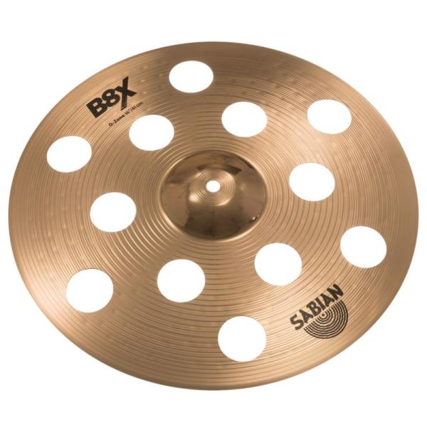 O-ゾーン・クラッシュ＜B8X　〜Bright〜：UNI ROLLED / 92％ Copper + 8％ Tin＞シートブロンズシンバルに、レイジングと独特のハンマリングを施したシリーズ。ハイピッチで明るくクリアーなサウンドが特徴。O-Z...