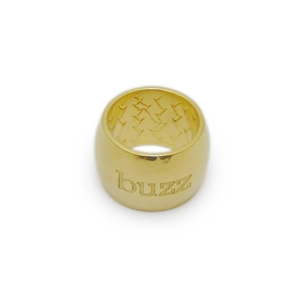 Trumpet Mouthpiece BoosterRing  Hand Hummer Goldplate ＋(トランペットマウスピース ブースター リング ハンドハンマー ゴールドプレート プラス)ハンドハンマーで表面に凹凸があり、内側に...