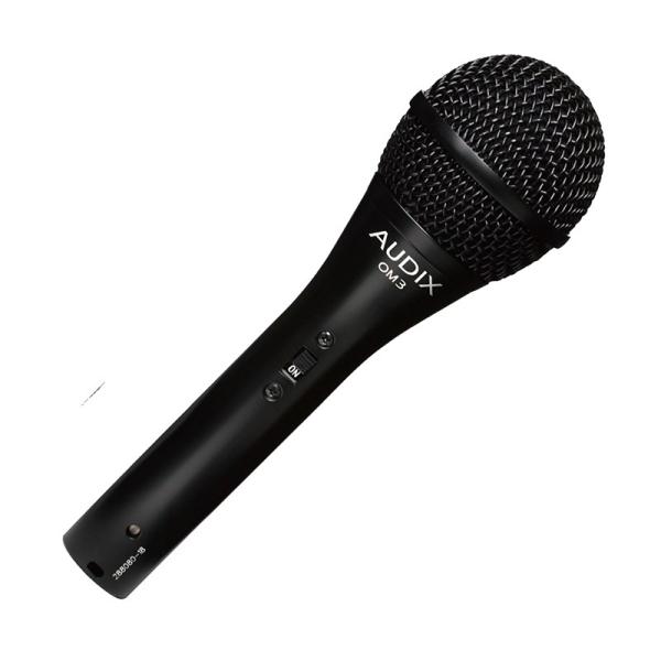 ★ヴォーカル・楽器向けスイッチ付ダイナミックマイクロフォンOM3Sは、ライブからスタジオ、ホームユースまで幅広い用途に適したヴォーカル・楽器録音用ダイナミックマイクロフォンです。ステージ上の演奏においてヴォーカルの音声だけを的確に拾うことが...