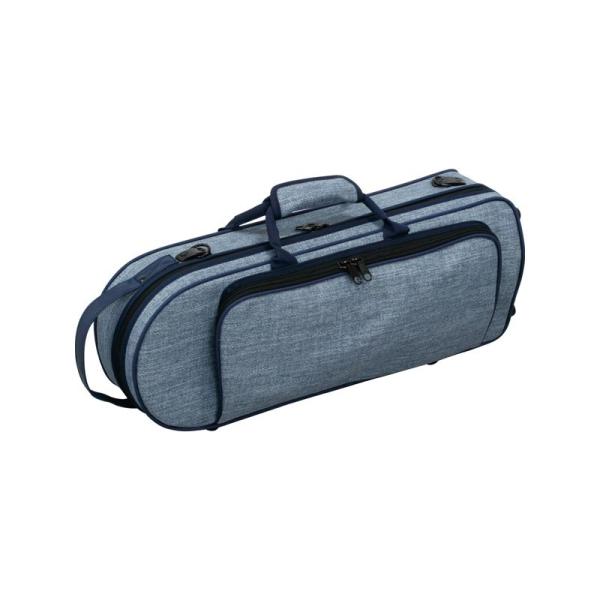 トランペット、コルネット、ロータリートランペット用ツイードケースツイード生地のトランペットケースが登場です。柔らかで高級感のある落ち着いた風合いのコットンツイードを全面に使用したシックなケースです。あたたかみの有るカラーのファッションが流行...