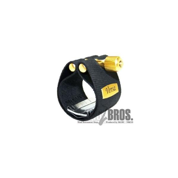 適合マウスピース目安：セルマー、メイヤー、バンドレン、ヤナギサワ、ヤマハ等のアルトサックス用ラバーマウスピース※製造ロットによりネジ・金属棒が金色と銀色の場合がございますが性能に違いはございません。指定・交換は承りかねます。■タイプ：逆締め...