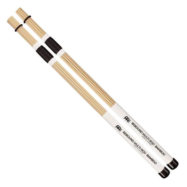 リバウンドマルチロッドは、スタンダードシリーズのマルチロッドと同じバーチとバンブーダボを使用しています。しかし、中央のダボをフォームコアに変更したことで、従来のマルチロッドとは異なる感触とレスポンスを実現しました。ドラムでは弾み、シンバルで...