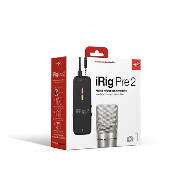 あらゆるモバイルデバイスに高品位プリアンプをiRig Pre 2 は、ベストセラーとなった iRig Pre の後継モデルです。入力信号をリアルタイムにモニターできるダイレクトモニター機能や、デジタルカメラ接続時の最適化など、使いやすさはそ...