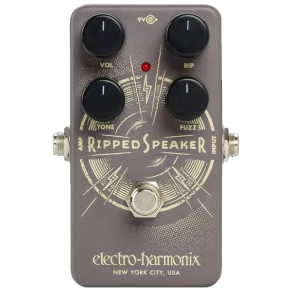 Ripped Speaker Fuzzはファズのルーツをともいうべきサウンドをコンセプトにしたモダンファズであり、初期のギターやベースの歪んだサウンドを作り出した方法のうちの1つに敬意を表しています。FUZZコントロールを低い値に設定した場...